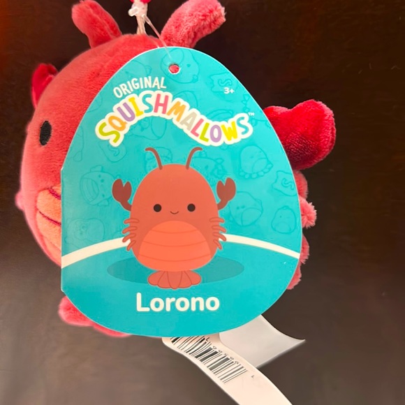 Squishmallows | Toys | Nwt Lorono The Lobster Squishmallow Clip | Poshmark